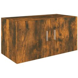 vidaXL - Wandschrank Räuchereiche 80x39x40 cm Holzwerkstoff