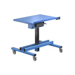 eurokraft pro E-Materialständer, mit Ladefläche, Plattform-LxB 800 x 600 mm