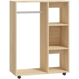 vidaXL - Kleiderschrank Sonoma-Eiche 80x40x110 cm Holzwerkstoff