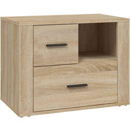 vidaXL - Nachttisch Sonoma-Eiche 60x36x45 cm Holzwerkstoff