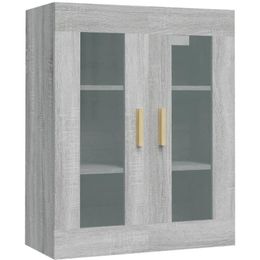 vidaXL - Hängeschrank Grau Sonoma 69,5x34x90 cm