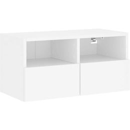 TV-Wandschrank Weiß 60x30x30 cm Holzwerkstoff vidaXL