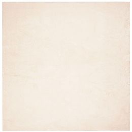 vidaXL - Teppich huarte Kurzflor Weich und Waschbar Beige 160x160 cm