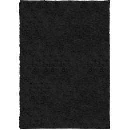 Shaggy-Teppich pamplona Hochflor Modern Schwarz 160x230 cm vidaXL