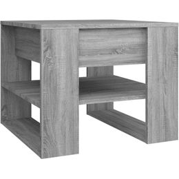 Couchtisch Grau Sonoma 55,5x55x45 cm Holzwerkstoff vidaXL