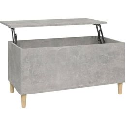 Jinlefu - Couchtisch Betongrau 90x44,5x45 cm Holzwerkstoff vidaXL