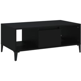 Jinlefu - Couchtisch Schwarz 90x50x36,5 cm Holzwerkstoff vidaXL