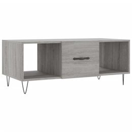 Jinlefu - Couchtisch Grau Sonoma 102x50x40 cm Holzwerkstoff vidaXL