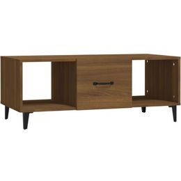 Jinlefu - Couchtisch Braun Eichen-Optik 102x50x40 cm Holzwerkstoff vidaXL