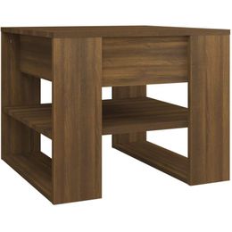 Jinlefu - Couchtisch Braun Eichen-Optik 55,5x55x45 cm Holzwerkstoff vidaXL