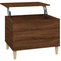 Jinlefu - Couchtisch Braun Eichen-Optik 60x44,5x45 cm Holzwerkstoff vidaXL