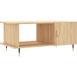 Jinlefu - Couchtisch Sonoma-Eiche 90x50x40 cm Holzwerkstoff vidaXL