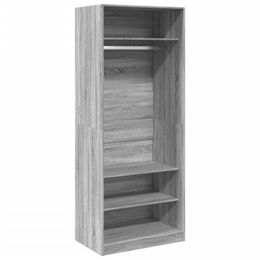 Kleiderschrank Grau Sonoma 80x50x200 cm Holzwerkstoff vidaXL