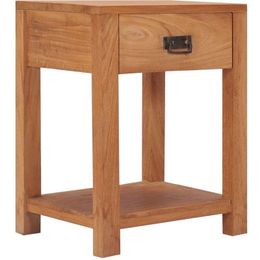 Nachttisch 35x35x50 cm Massivholz Teak vidaXL