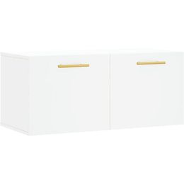 Wandschrank Weiß 80x36,5x35 cm Holzwerkstoff vidaXL