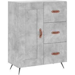 vidaXL - Sideboard Betongrau 69,5x34x90 cm Holzwerkstoff