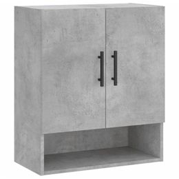 vidaXL - Wandschrank Betongrau 60x31x70 cm Holzwerkstoff