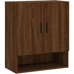 Wandschrank Braun Eichen-Optik 60x31x70 cm Holzwerkstoff vidaXL