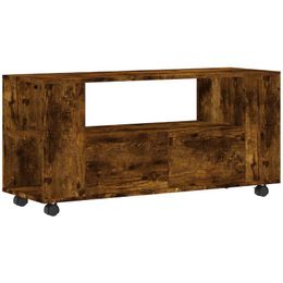 vidaXL - TV-Schrank Räuchereiche 102x34,5x43 cm Holzwerkstoff