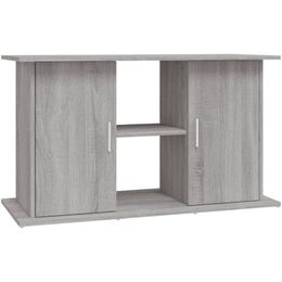 vidaXL - Aquariumständer Grau Sonoma 101x41x58 cm Holzwerkstoff