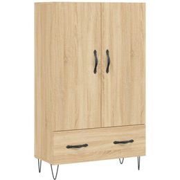 Jinlefu - Highboard Sonoma-Eiche 69,5x31x115 cm Holzwerkstoff vidaXL