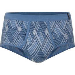Herren Slip mittelblau-bedruckt Gr&ouml;&szlig;e 5