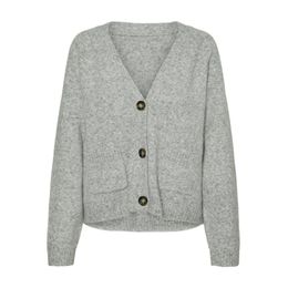 V&eacute;ro Moda VERO MODA Strickjacke 'Boom' Damen Gr&ouml;&szlig;e XXL graumeliert