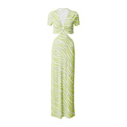 MICHAEL Michael Kors Kleid Damen Größe 42 hellgrün / schwarz / weiß Winterkleid