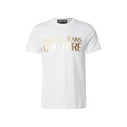Versace Jeans Couture T-Shirt Herren Gr&ouml;&szlig;e L gold / wei&szlig;