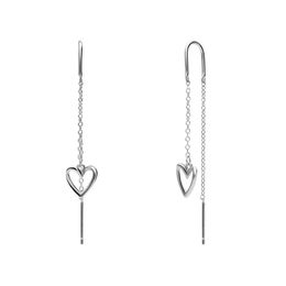 Lucardi Earrings 'Minimalistisch' female Silver size Onesize