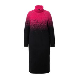 Ulla Popken Kleid Damen Gr&ouml;&szlig;e M/L pink / schwarz