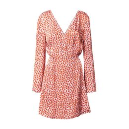 Samsøe & Samsøe Samsøe Samsøe Kleid 'ADELA' Damen Größe 36 dunkelorange / weiß Winterkleid
