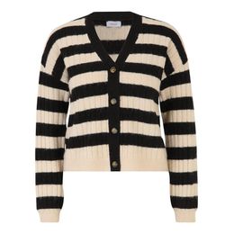 Vero Moda Girl Strickjacke 'ELYA' M&auml;dchen Gr&ouml;&szlig;e 134/140 creme / schwarz