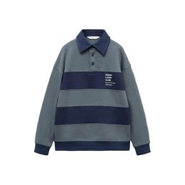 Mango Kids Sweatshirt 'LATER' boy Blue size 13-14