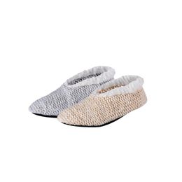Camano Slippers female Beige, Grey size 41-42