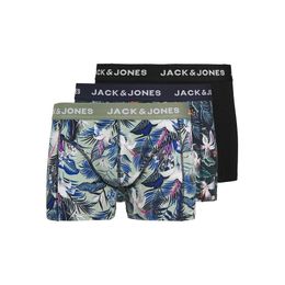 Jack & Jones JACK & JONES Boxershorts 'JACBRADY' Herren Größe XXL nachtblau / pastellgrün / orchidee / weiß