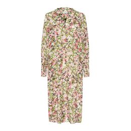 Kaffe Kleid 'KADrylia' Damen Größe 40 grasgrün / lila / rosa / offwhite Winterkleid