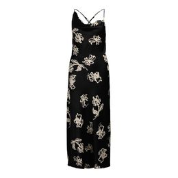 Object Kleid 'ISSY' Damen Größe 38 beige / schwarz Winterkleid