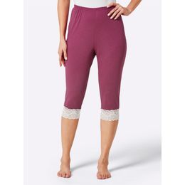 wäschepur wäschepur Damen Capri-Hose, malve, Größe 36/38