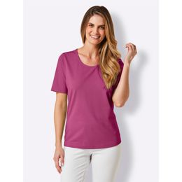 feel good Damen Shirt, malve, Gr&ouml;&szlig;e 40/42