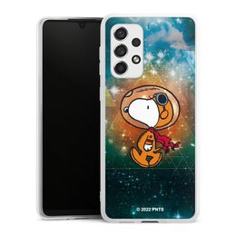 DeinDesign Galaxy A33 5G Handy Silikon H&uuml;lle Case transparent Handyh&uuml;lle Official Licensed Product Astronaut Snoopy Silikon Case