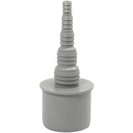 AIRFIT Schlauchnippel dn 50 für Schlauch von 8 bis 25 mm - KS-grau