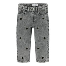 name it Jeans 'NMFBELLA' M&auml;dchen Gr&ouml;&szlig;e 104 grau / schwarz