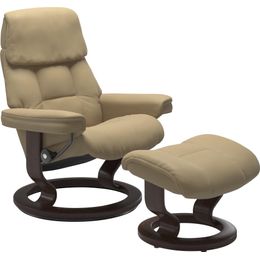 Relaxsessel stressless "Ruby", beige (sand paloma), B:74cm H:97cm T:74cm, Leder PALOMA: Paloma ist ein durchgef&auml;rbtes Semianilin-M&ouml;belleder mit nat&uuml;rlicher Narbung. Es wurde mit einer leichten Oberfl&auml;chenbehandlung versehen, um es best&auml;ndiger zu machen. Paloma ist weich im Griff und hat eine warme Ausstrahlung. Es ist atmungsaktiv und feuchtigkeitsabsorbierend. Paloma wird besonders von all jenen 
