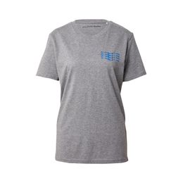 Les Petites Les Petits Basics T-Shirt Damen Gr&ouml;&szlig;e XL royalblau / grau