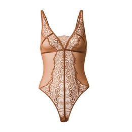 Scandale &Eacute;co-lingerie Body Damen Gr&ouml;&szlig;e XS camel