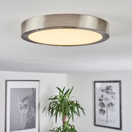 hofstein Finsrud Deckenleuchte LED Nickel-Matt, 1-flammig