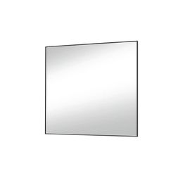 Höffner Spiegel 80 x 77 cm Mago ¦ grau ¦ Glas, Aluminium, Holzwerkstoff ¦ Maße (cm): B: 80 H: 77 T: 3