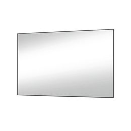 Höffner Spiegel 120 x 77 cm Mago ¦ grau ¦ Glas, Aluminium, Holzwerkstoff ¦ Maße (cm): B: 120 H: 77 T: 3