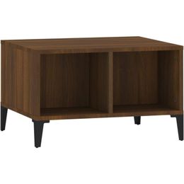 Jinlefu - Couchtisch Braun Eichen-Optik 60x50x36,5 cm Holzwerkstoff vidaXL